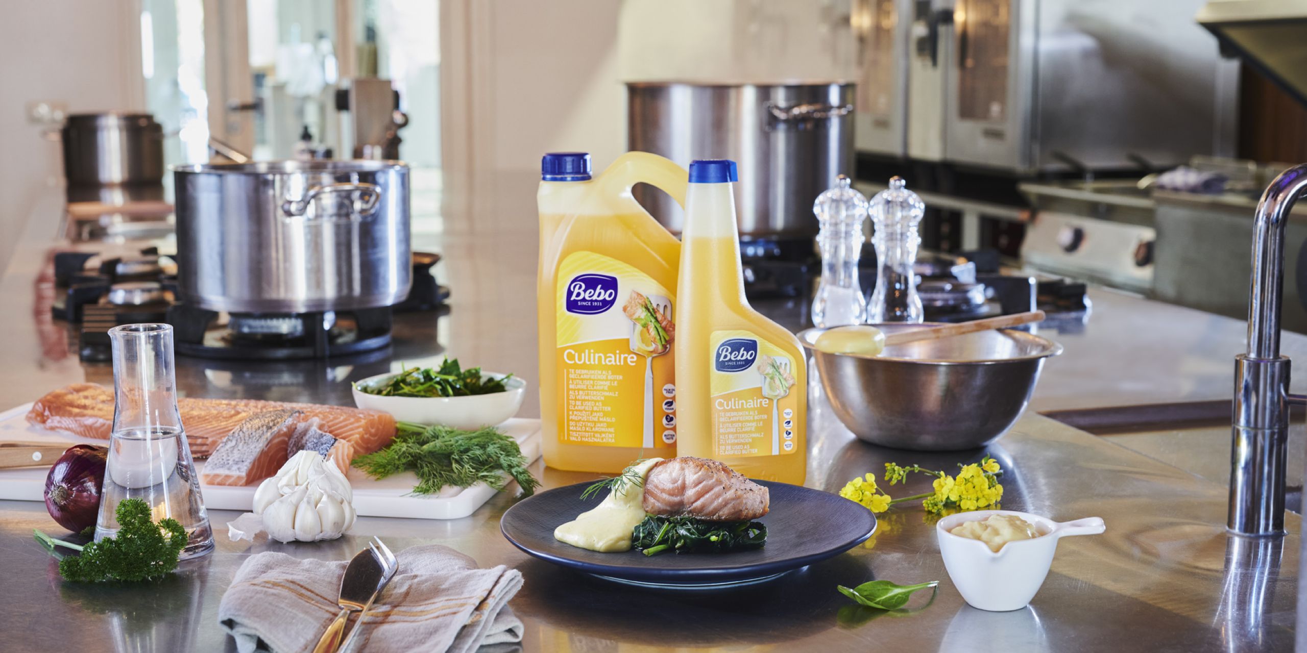 Plantaardige margarine met de smaak van boter Bebo